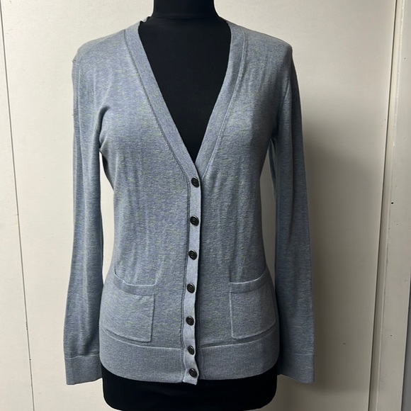 CAbi | Sweaters | Cabi Brand Light Blue With Hint Of Neon Green ...